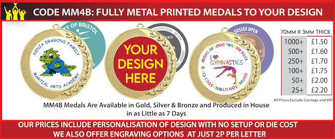 Team Strides - Fully Metal Medal Examples