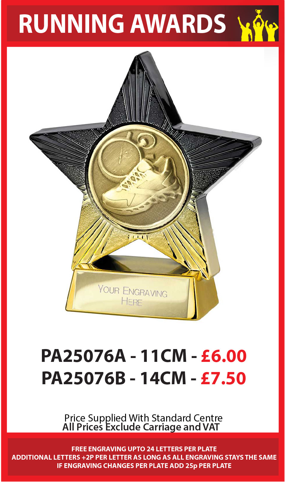 Team Strides - Running Trophies