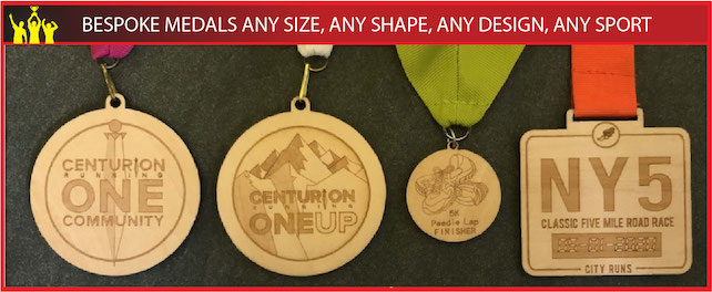 Team Strides - WOODEN MEDALS
