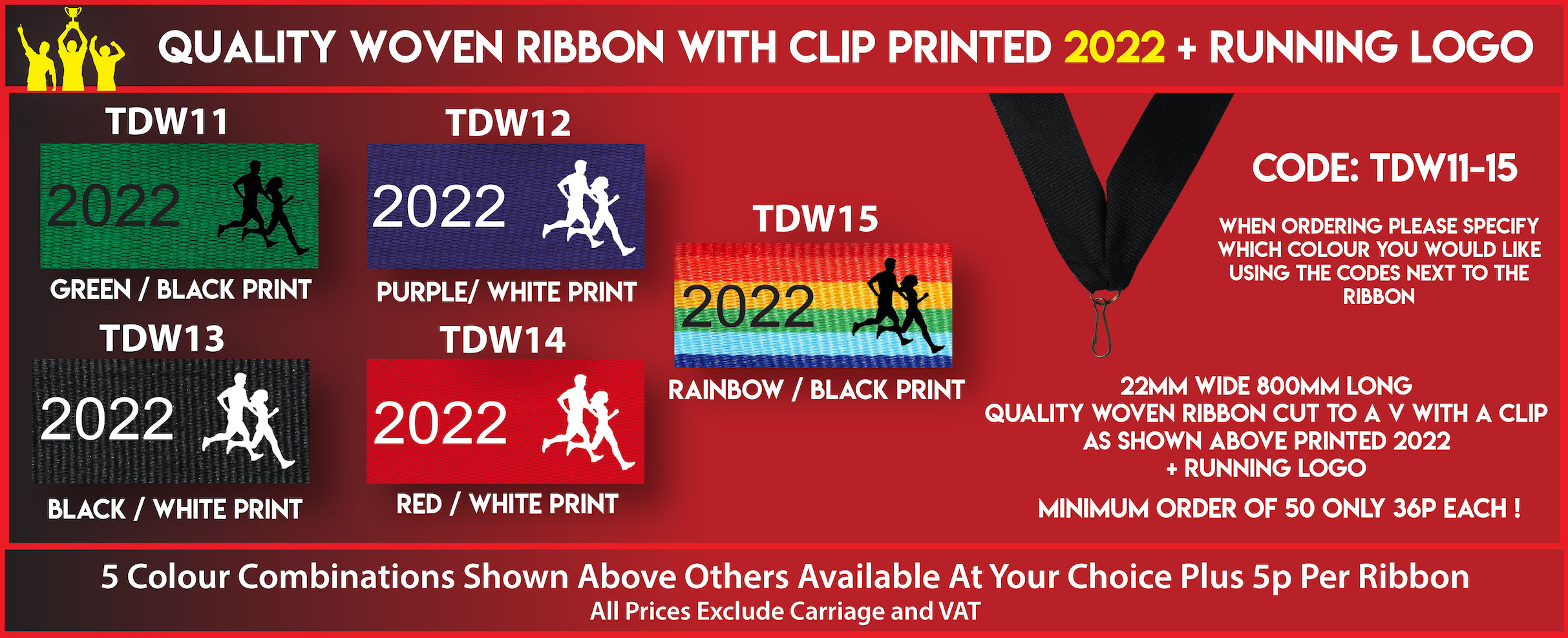 Team Strides - Deluxe Ribbon